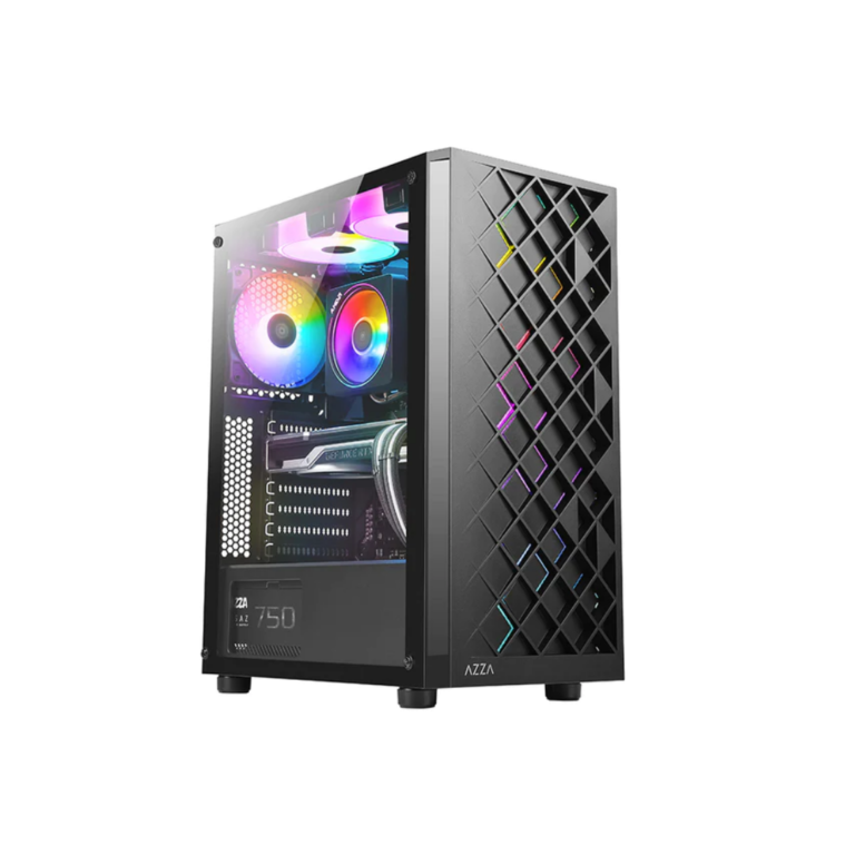 AZZA Spectra Black ATX Mid Tower Gaming Case With 1 Argb Fan – G3XT ...