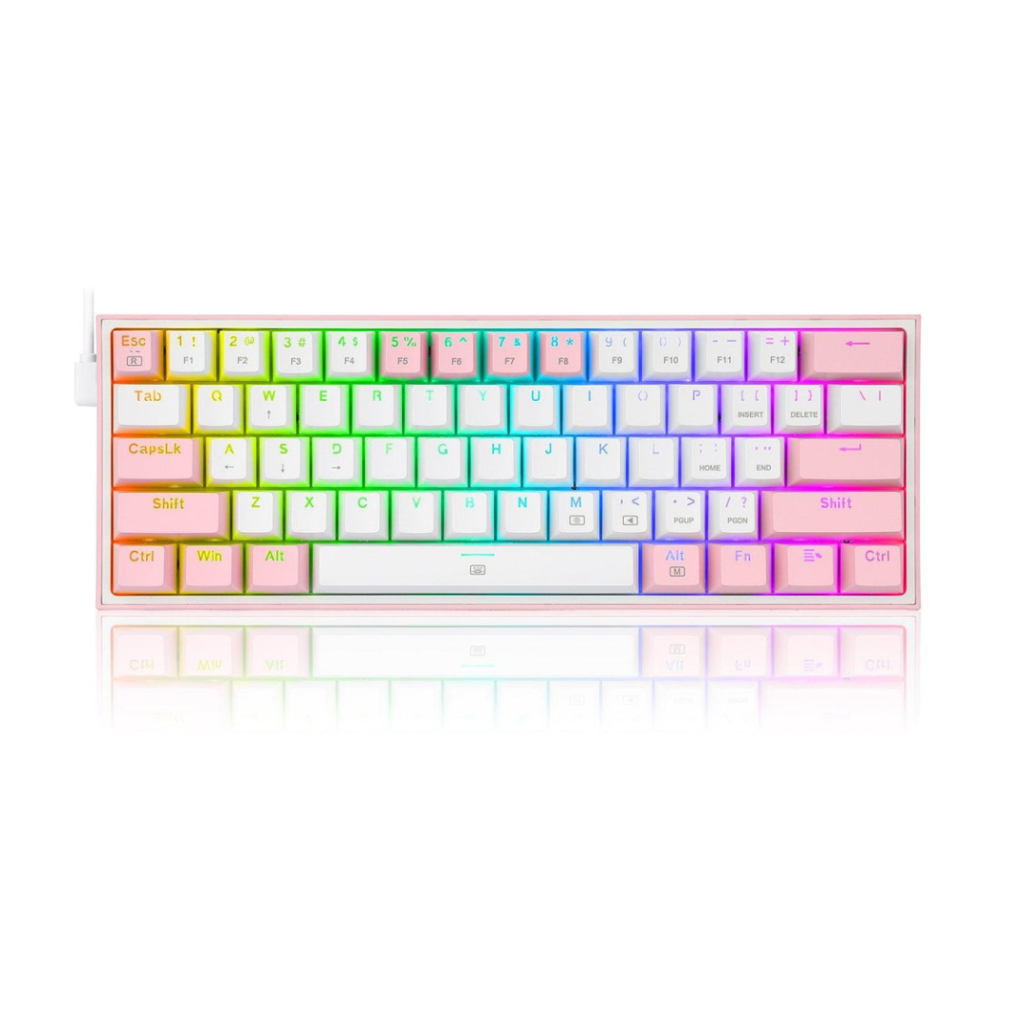 Redragon K617 Fizz 60% Wired RGB Gaming Keyboard-Pink – G3XT TECH STORE ...