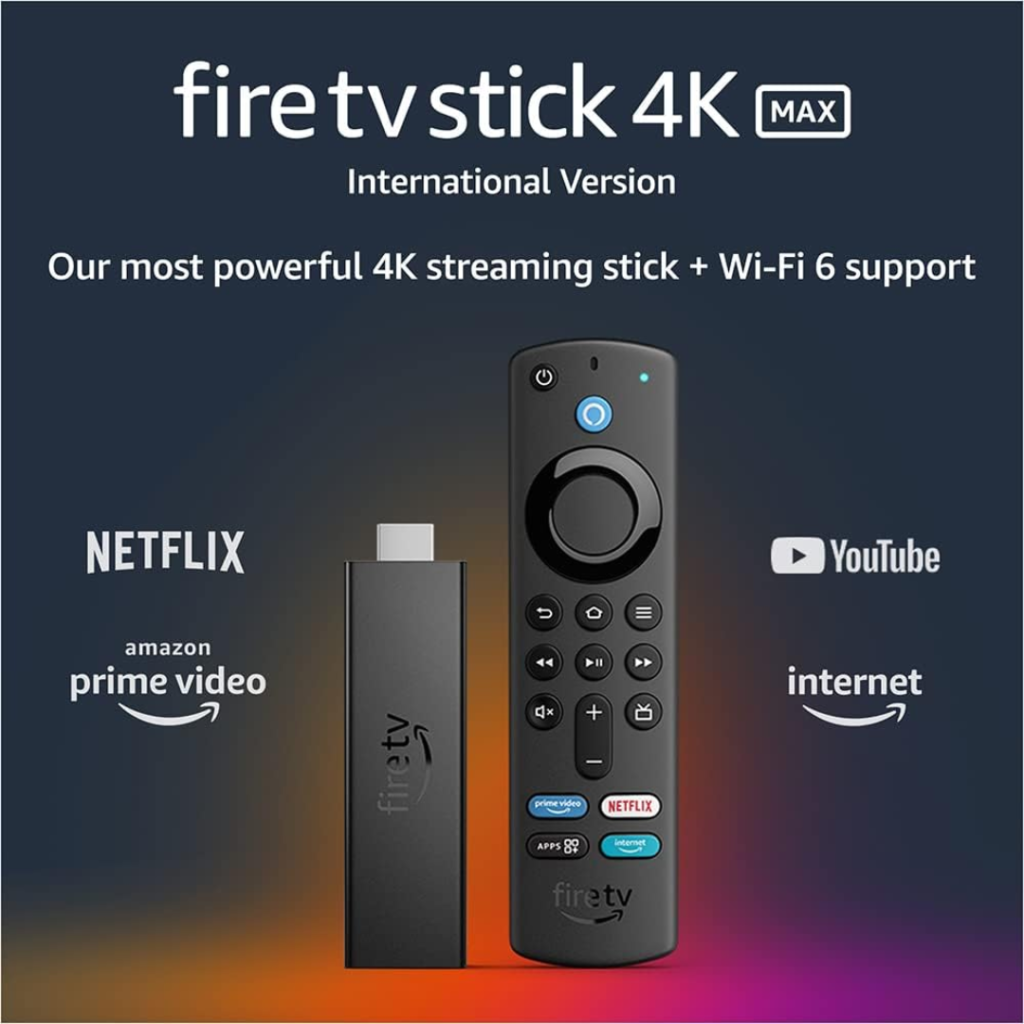 Fire TV Stick 4K Max 4K streaming device, Wi-Fi 6, Alexa Voice Remote ...